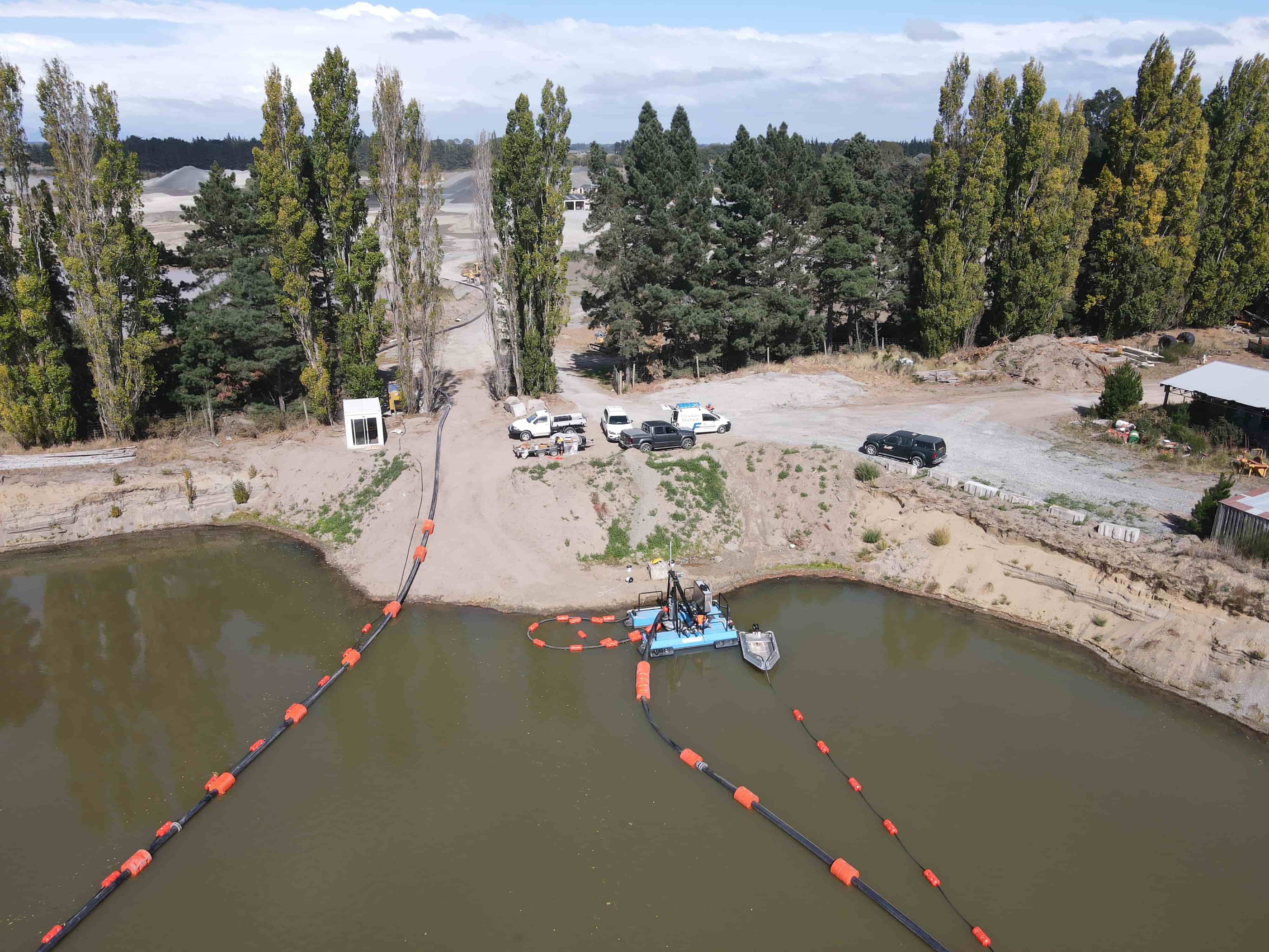 Remote-controlled dredging cuts costs at Christchurch ReadyMix